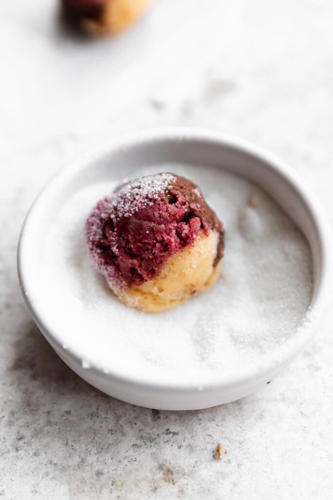 Raspberry Neapolitan Cookies - Topped With Honey